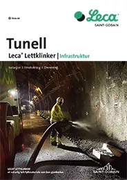 Tunell - Isolasjon, frostsikring og drenering blås inn Leca